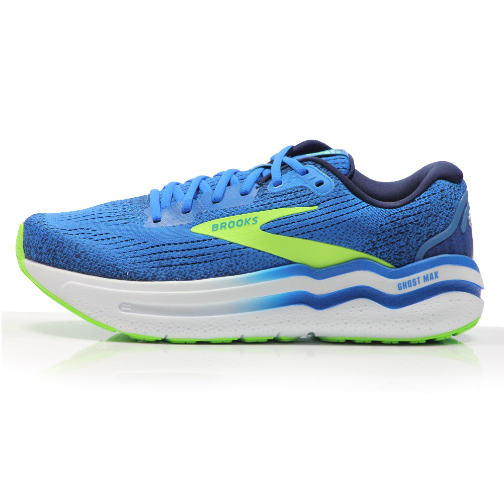 Brooks Ghost Max 2 Men's Running Shoe - Dutch Blue/Green Gecko/Peacoat ...