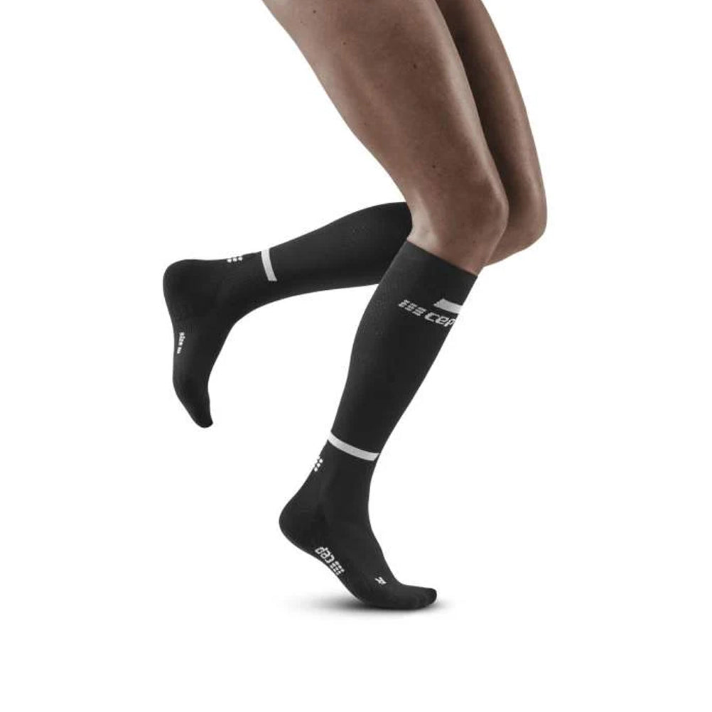 CEP Run Compression Tall Men's Running Sock – Black – The Running Outlet