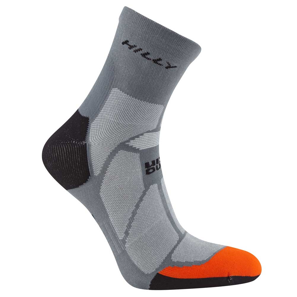 Hilly Marathon Fresh Anklet Men's Running Sock - Granite/Orange – The ...