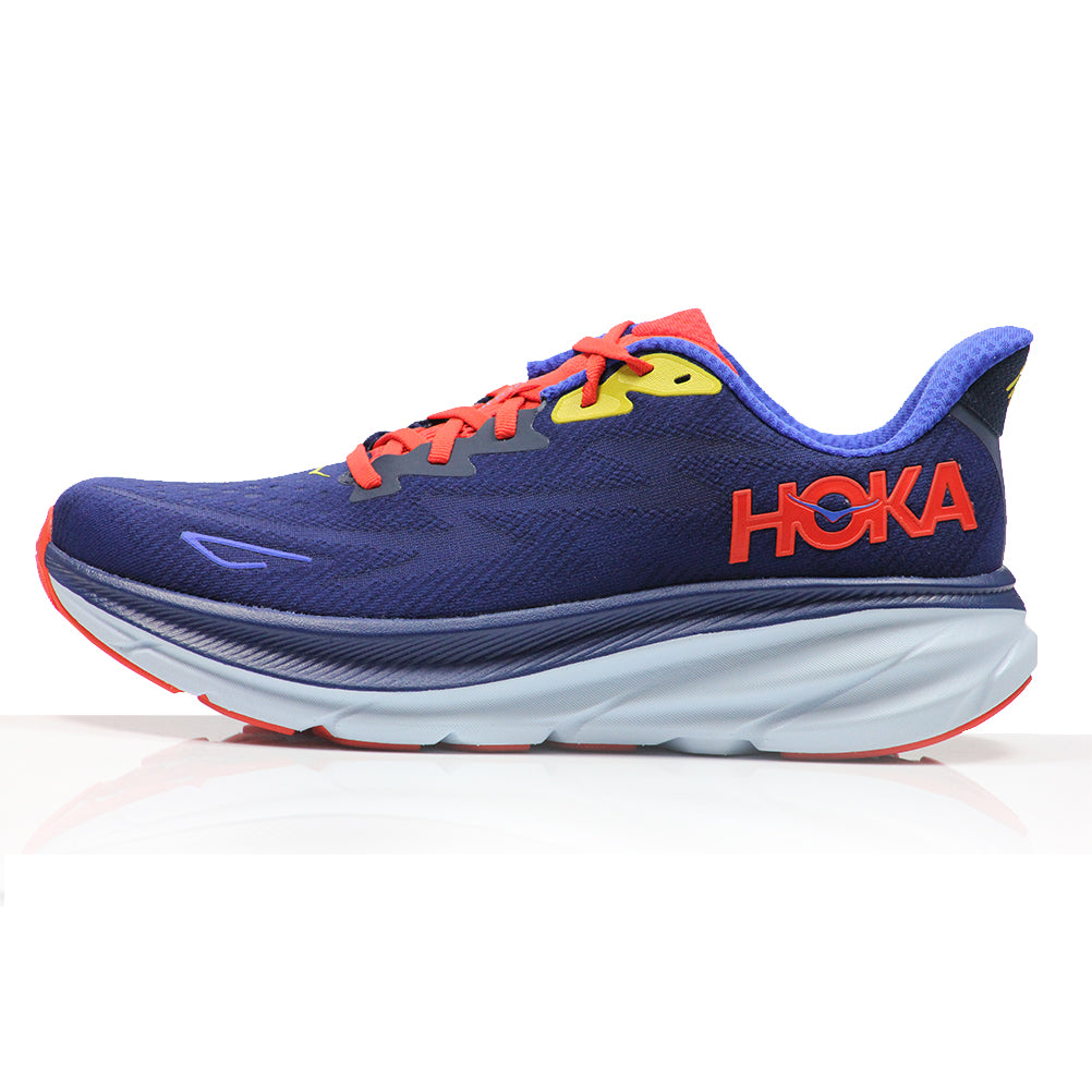 Hoka One One Clifton 9 Men's 2E Wide Fit Running Shoe - Bellwether Blu ...