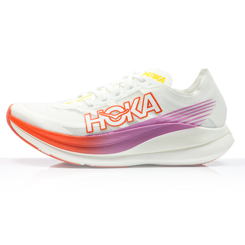 Hoka One One Rocket X 2 Unisex Running Shoe - Frost/Lava – The Running ...