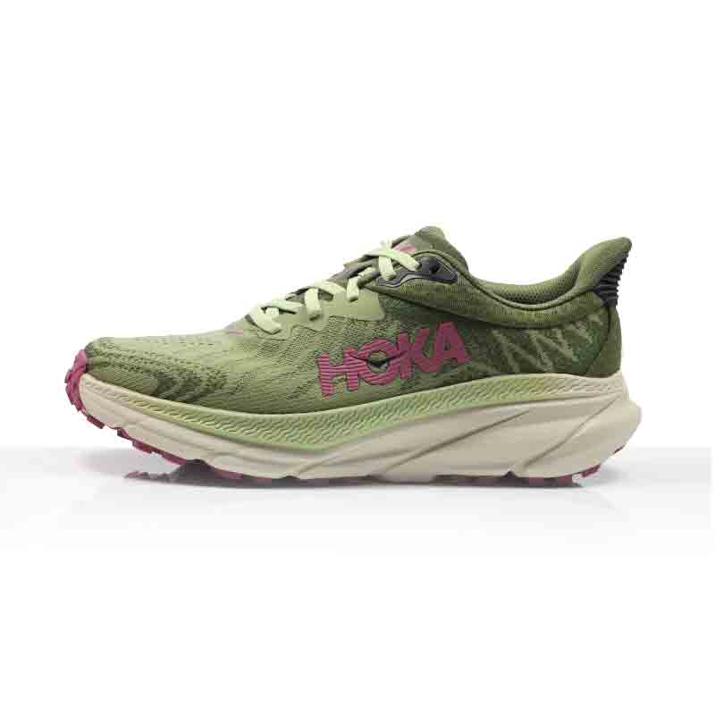 Hoka One One Challenger 7 Women's Wide Fit Trail Shoe - Forest Floor/B ...