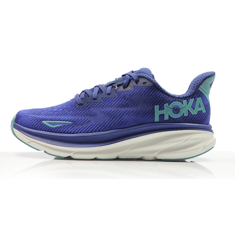 Hoka One One Clifton 9 Women's Running Shoe - Bellwether Blue/Evening ...