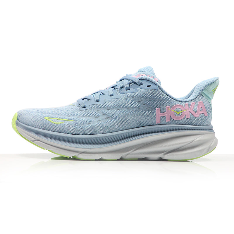 Hoka One One Clifton 9 Women's Wide Fit Running Shoe - Dusk/Pink Twili ...