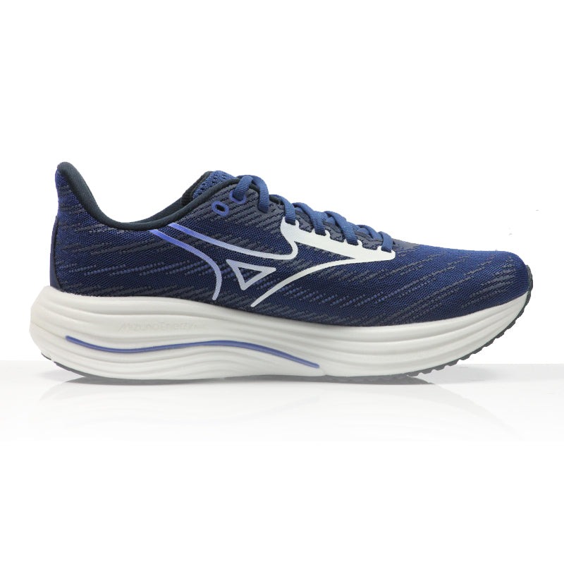 Mizuno Wave Rider 29 Men's Running Shoe - Estate Blue/White/Lightning ...