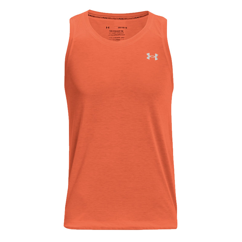 Under Armour Streaker Men's Running Singlet - Blaze Orange/Reflective ...