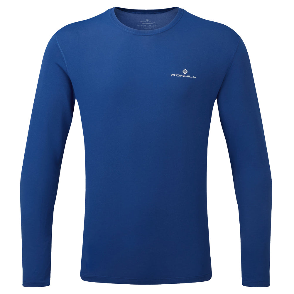 Ronhill Core Long Sleeve Men's Running Tee - DrkCobalt/Bright White ...
