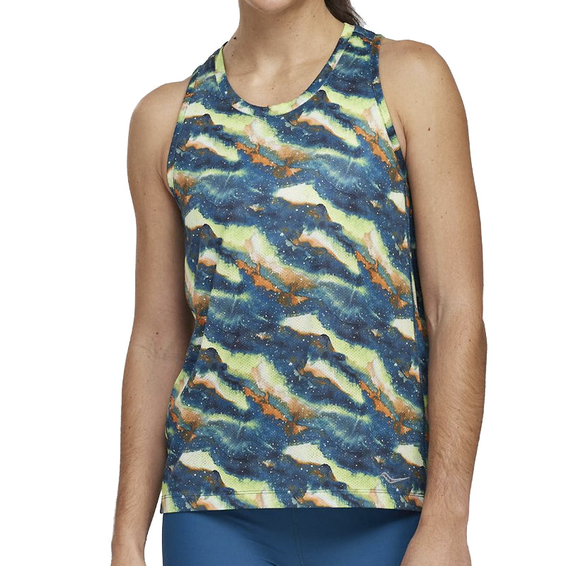 Saucony Stopwatch Women's Running Vest - Vizi Galaxy Print – The ...